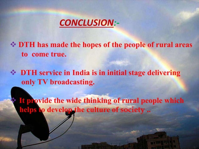 satellite communication & DTH | PPTX