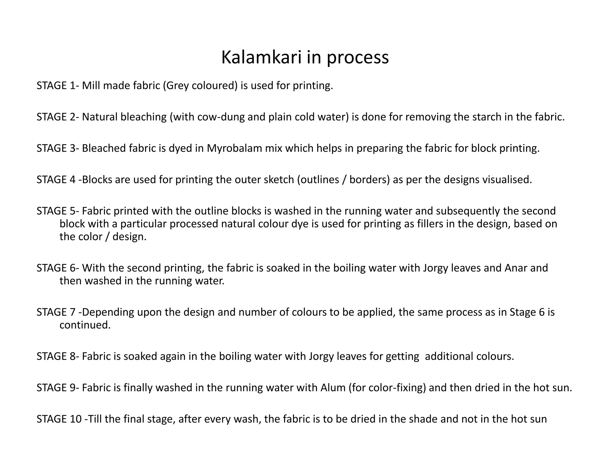 THE TRADITIONAL KALAMKARI | PPTX