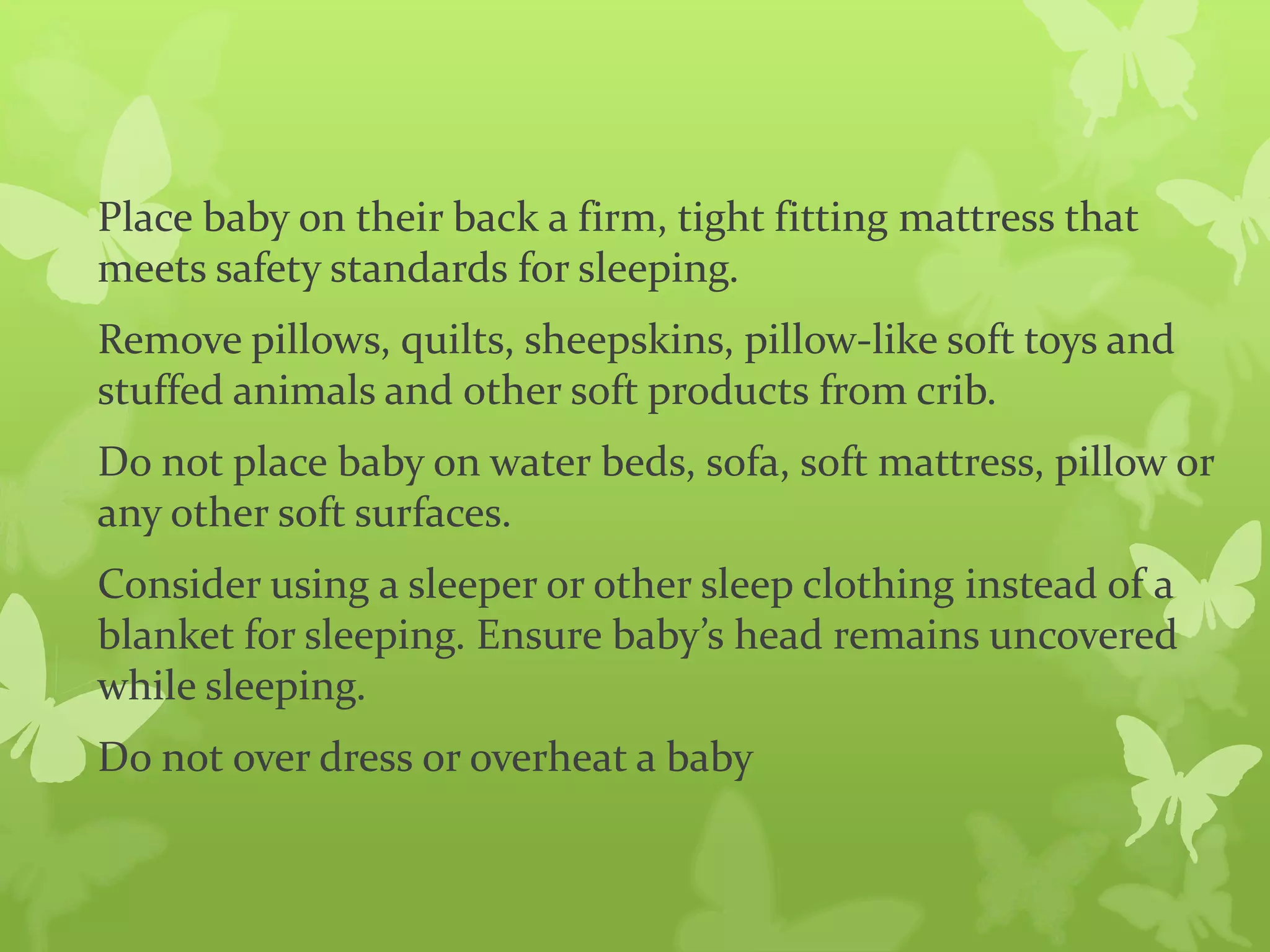 Sids prevention short | PPTX