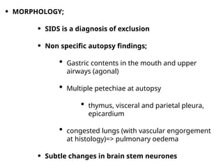 Sudden Infant Death Syndrome (SIDS)- pptx | PPTX