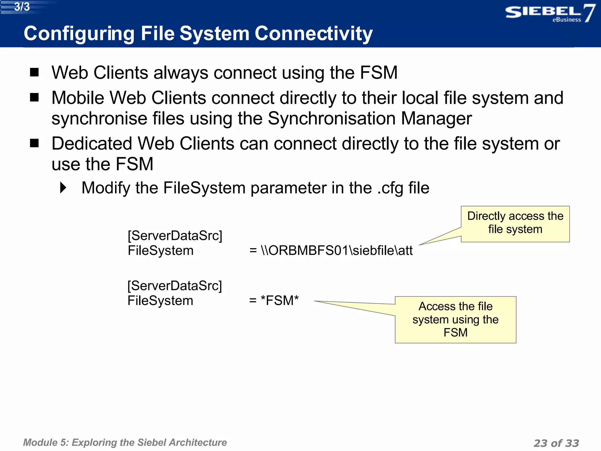 Siebel Web Architecture Ppt Operating Systems Computer Software