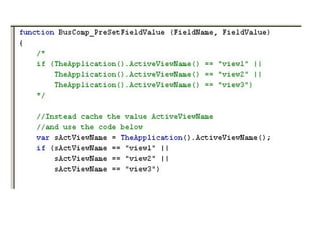 Siebel best practices | PPT
