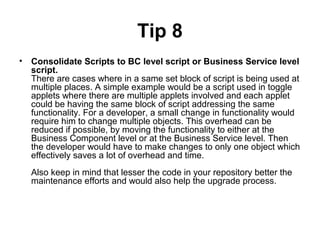 Siebel best practices | PPT
