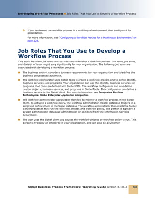 Siebel business process flow | PDF