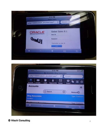 Siebel connected mobile applications an overview | PDF