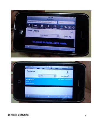 Siebel connected mobile applications an overview | PDF
