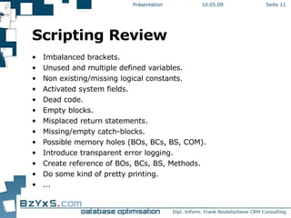 Siebel CRM in Production - What Now? | PPT