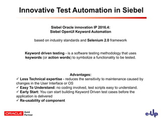 Siebel visual double test automation | PDF | Web Development | Internet