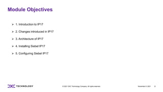 Siebel ip17 | PPTX