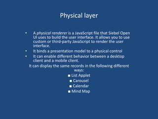 Siebel Open UI Presentation | PPTX