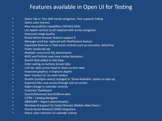 Siebel Open UI Presentation | PPTX