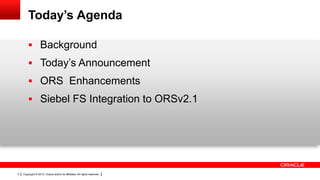 Siebel - Oracle Real Time Scheduler integration | PPTX