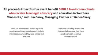 SiebenCarey Sponsors First Social Justice On Tap Fundraiser for the ...