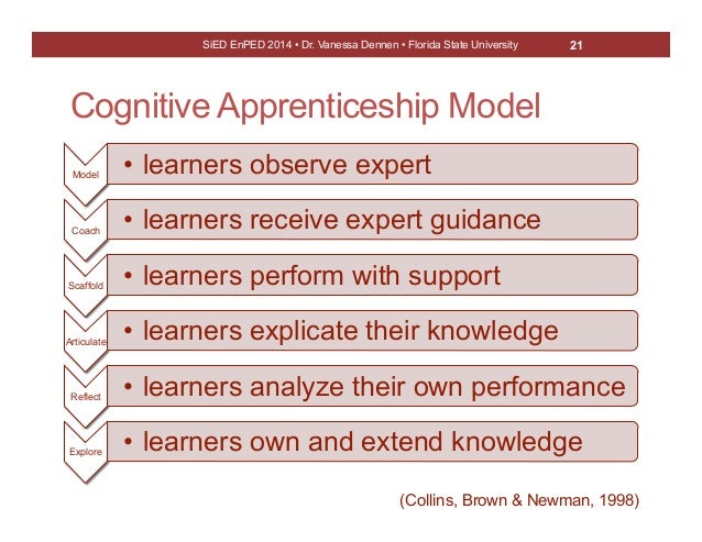 Meeting Online Learners' Needs Through Cognitive Apprenticeship