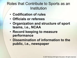 Basic Consepts of Sports | PPT | Sports