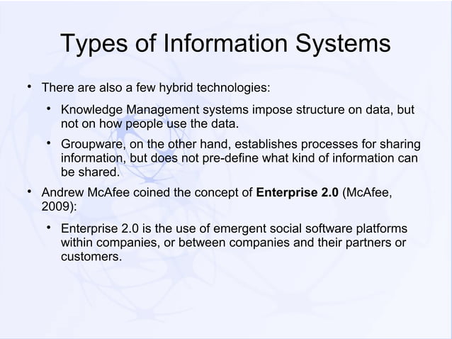 Information Systems | PPT