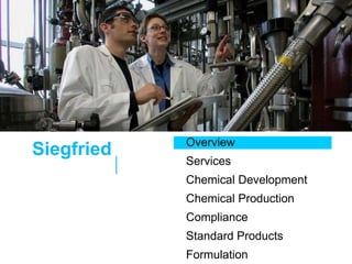 Siegfried Exclusive Presentation Final | PPT