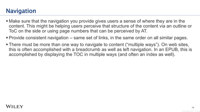 Siegman "Practicalities of Accessibility" | PPT