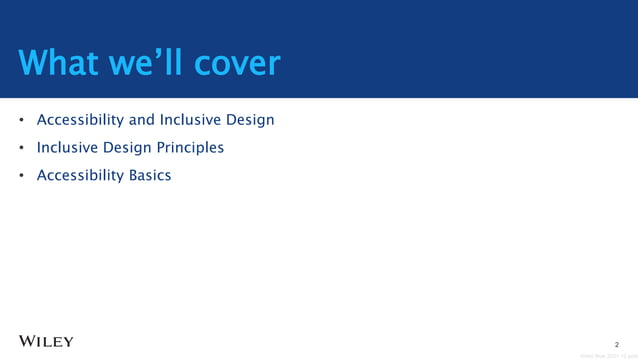 Siegman "Practicalities of Accessibility" | PPT