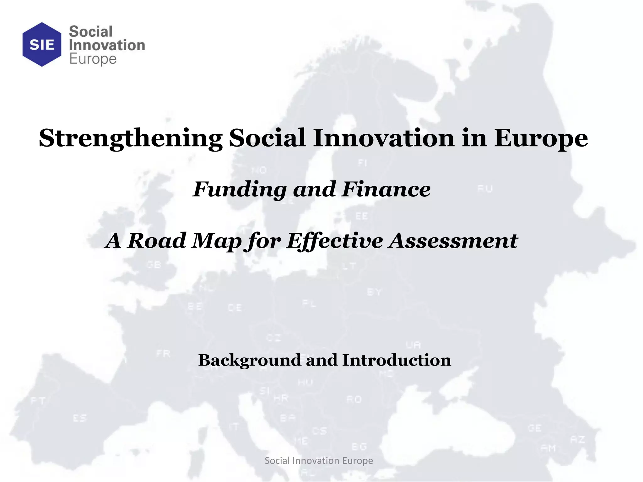 Research at Social Innovation Europe | PPT