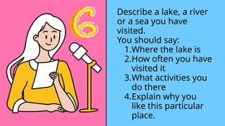 sielts speaking part2 with many topic intermediate level@ | PPT