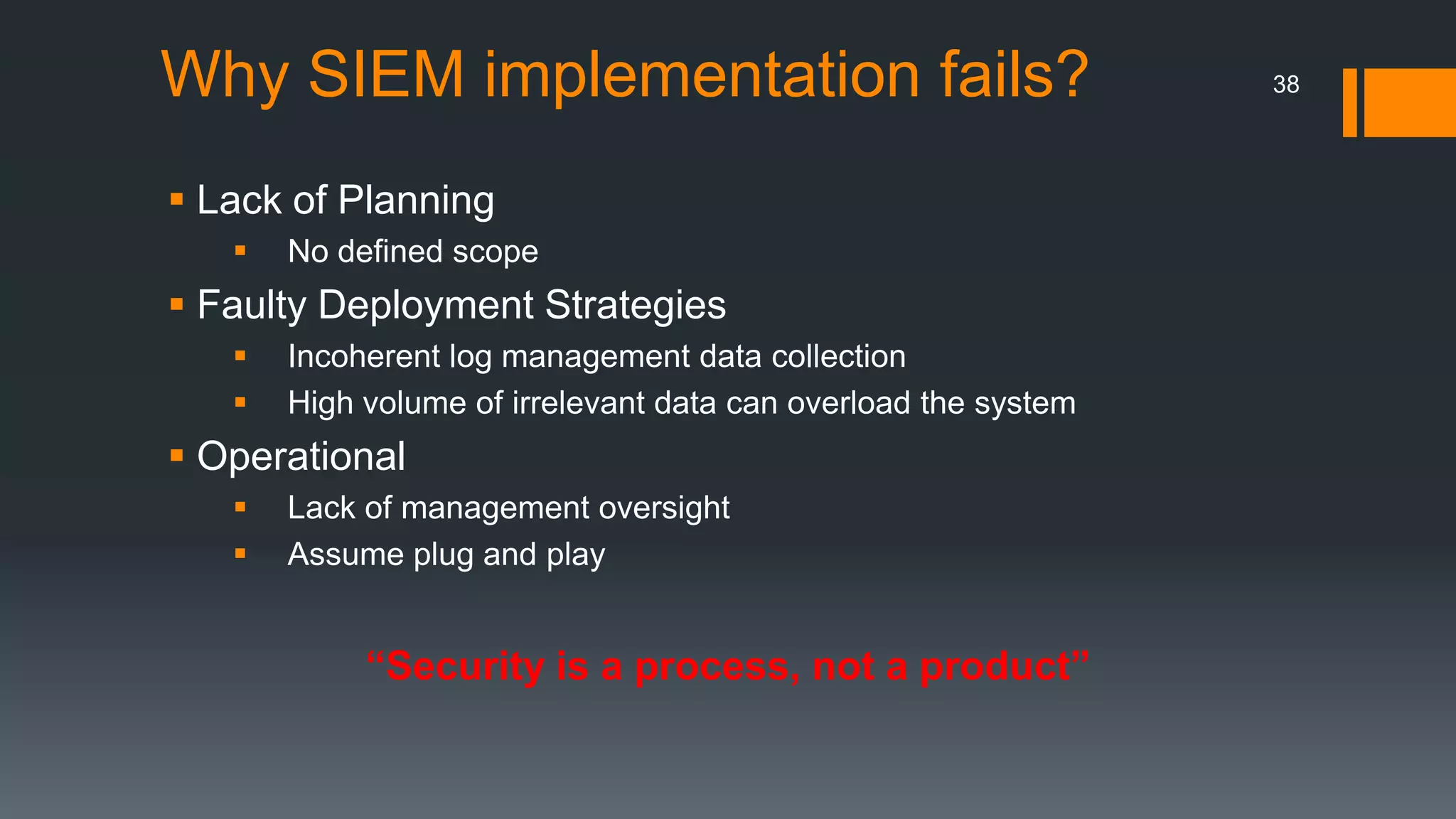Security Information and Event Management (SIEM) | PPTX