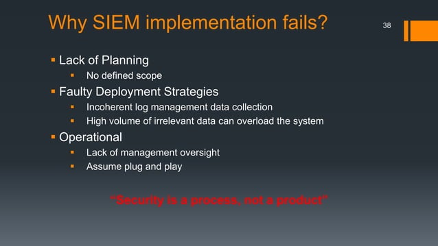 Security Information and Event Management (SIEM) | PPTX | Operating Systems | Computer Software ...