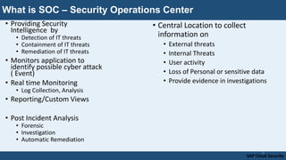 SIEM enabled risk management , SOC and GRC v1.0 | PDF