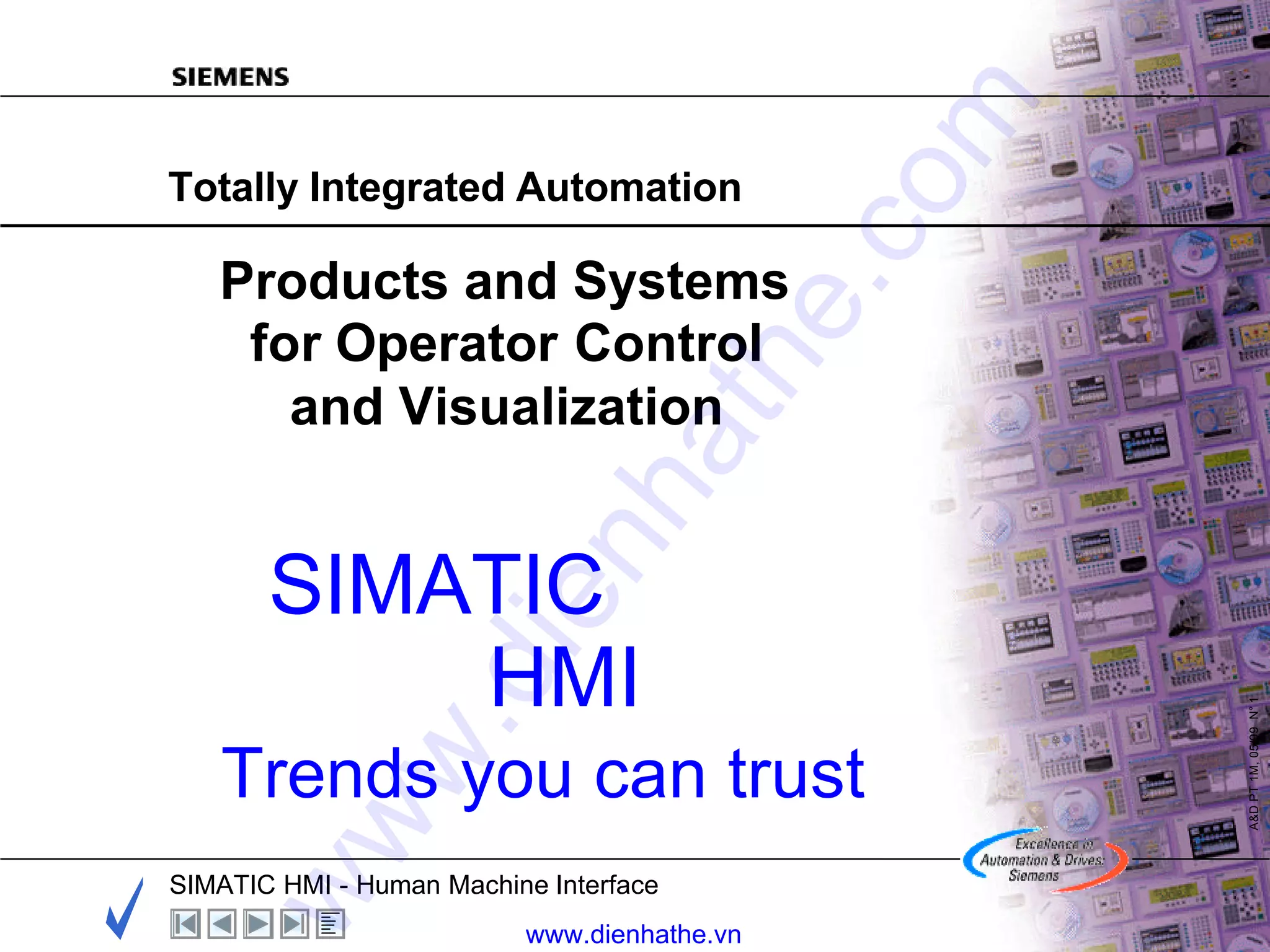 Siemens catalog hmi-hmi introduction | PDF