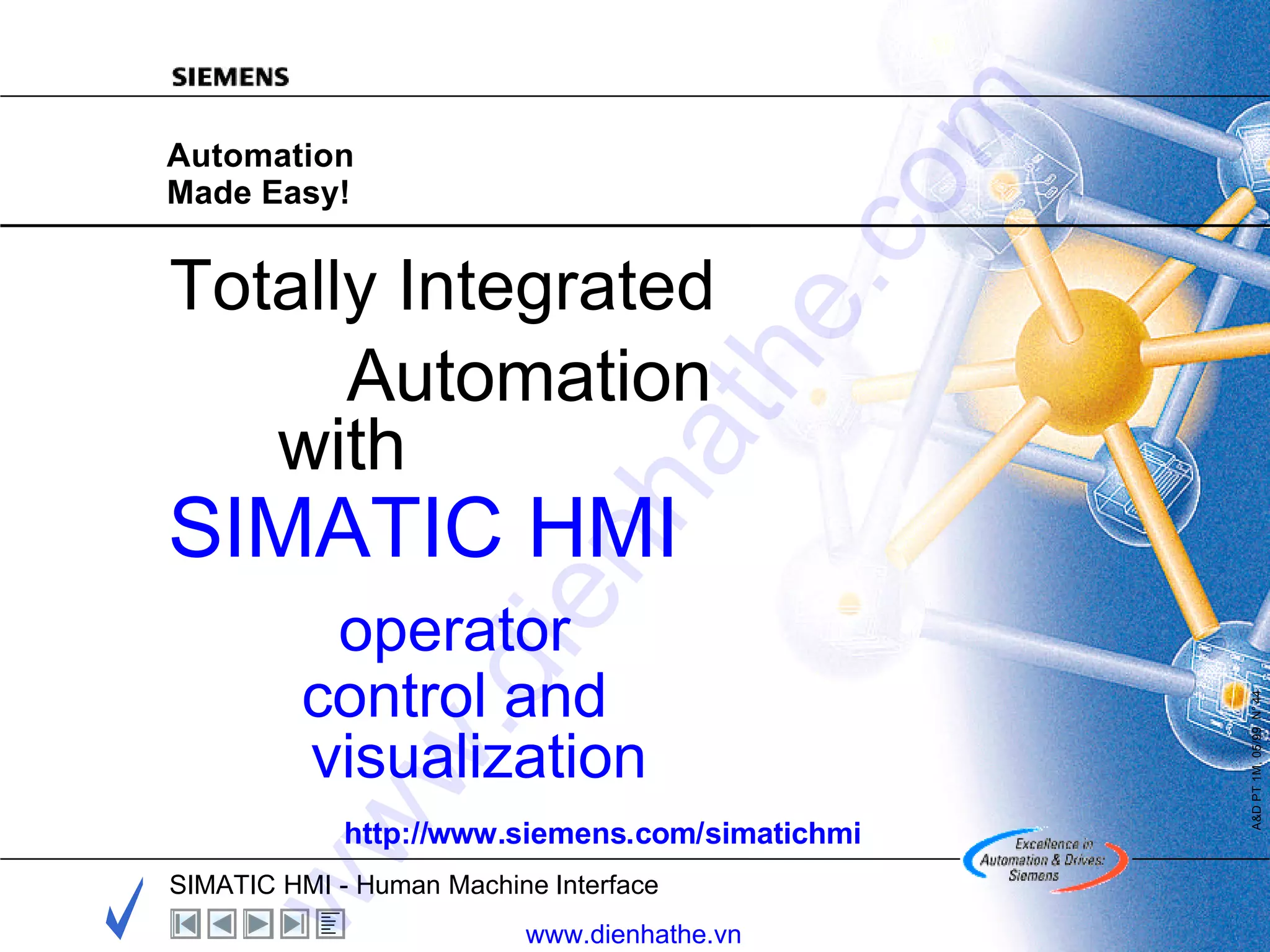 Siemens catalog hmi-hmi introduction | PDF