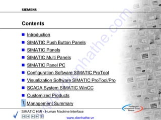 Siemens catalog hmi-hmi introduction | PDF