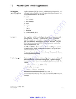 Siemens catalog hmi-op7-17 operator panel | PDF | Operating Systems ...