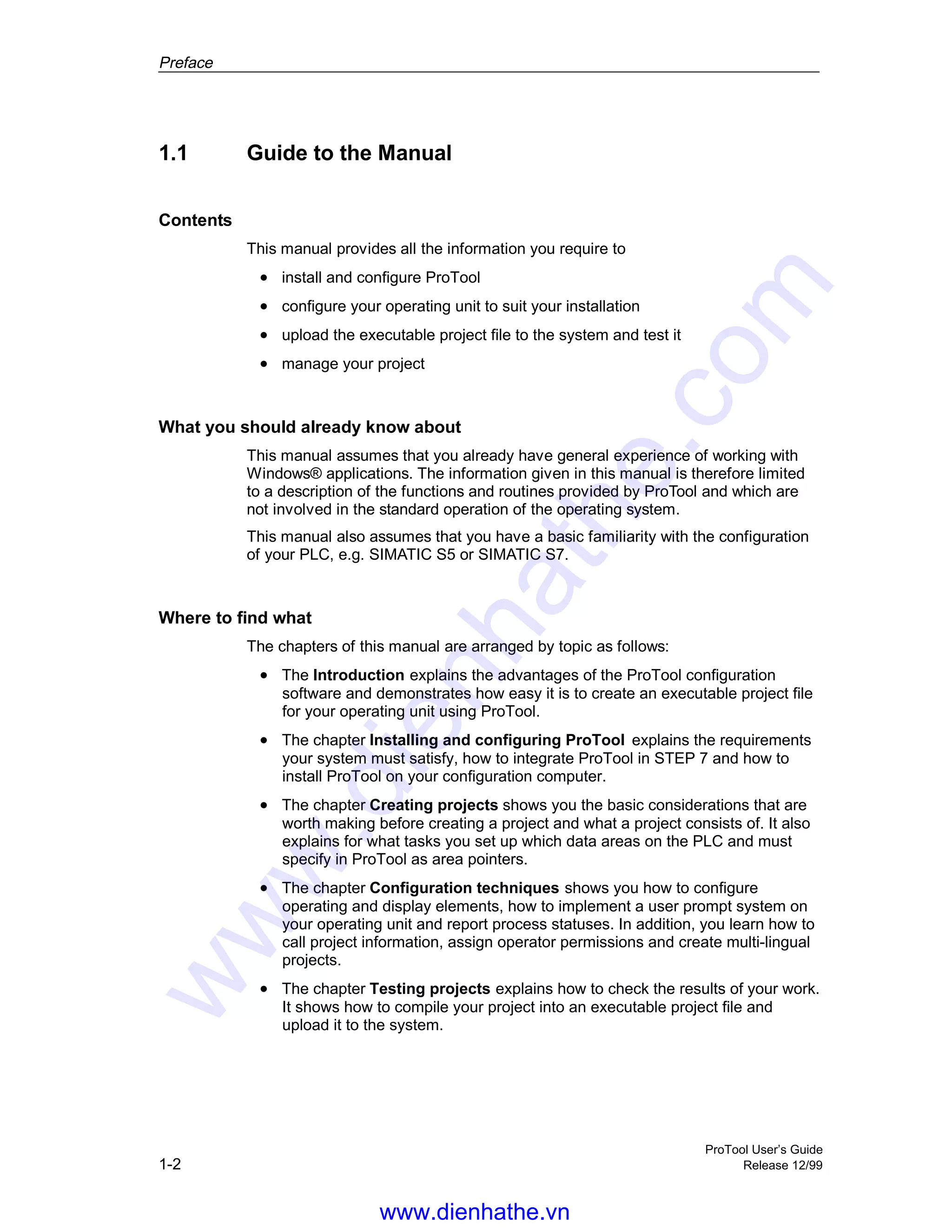 Siemens catalog hmi-protool configuring graphics displays manual | PDF