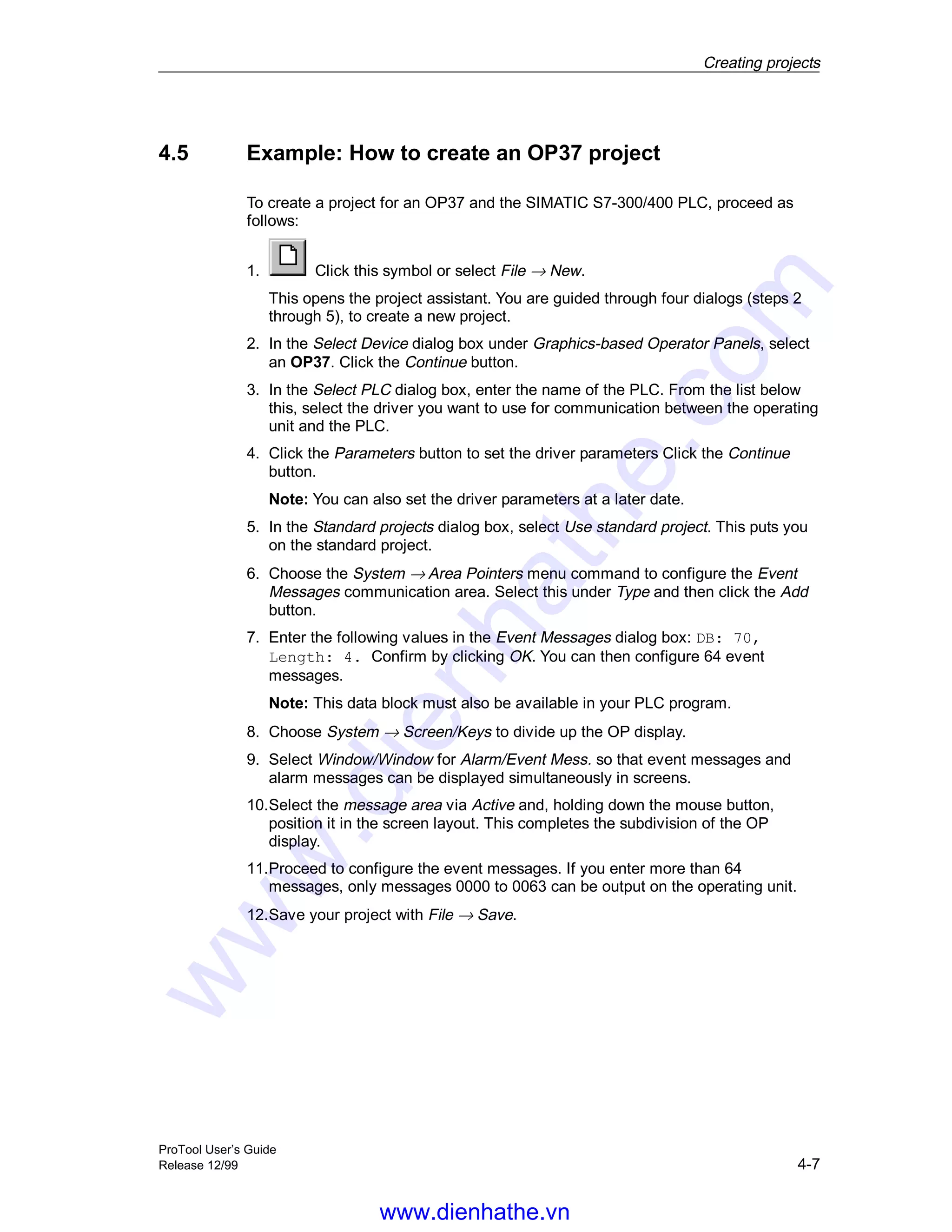 Siemens catalog hmi-protool configuring graphics displays manual | PDF