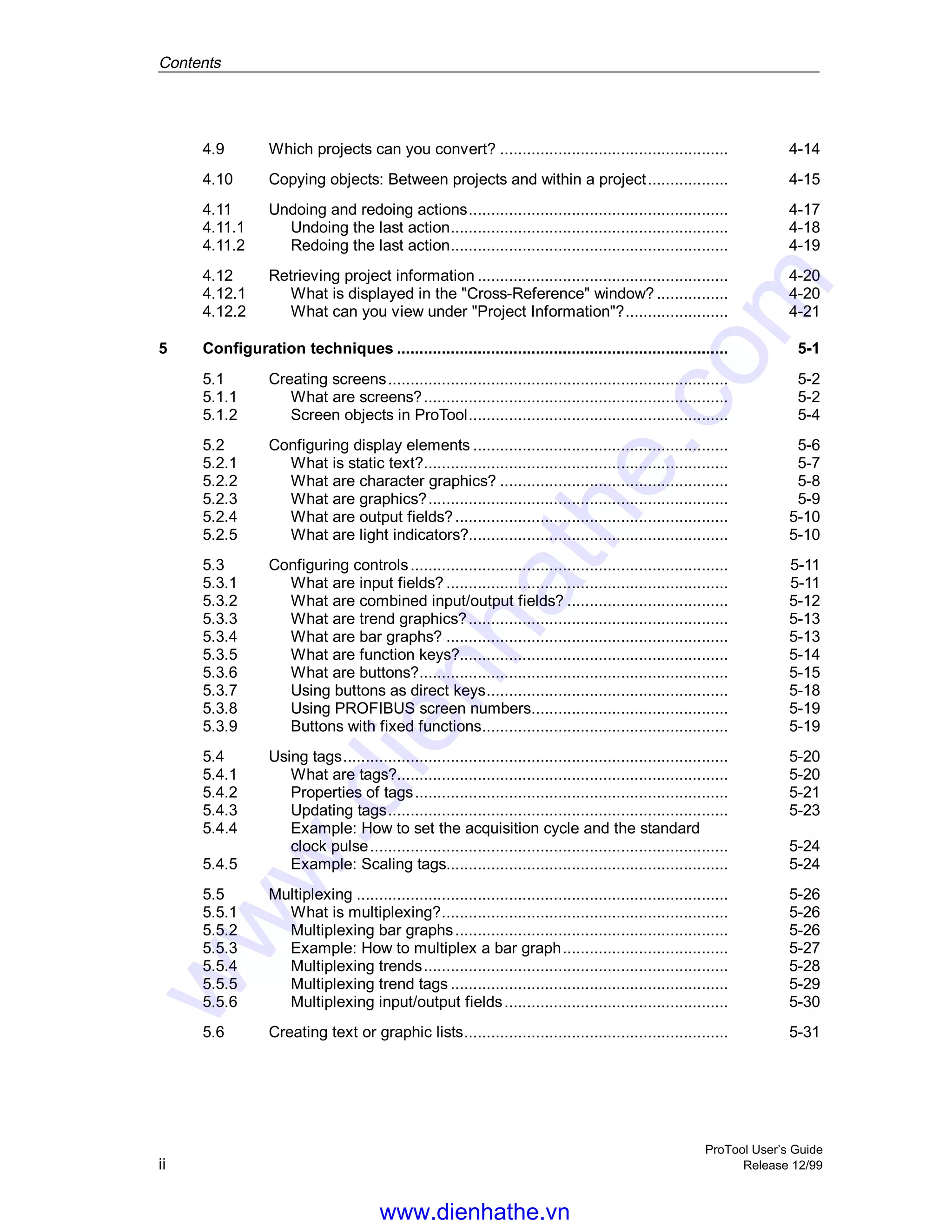 Siemens catalog hmi-protool configuring graphics displays manual | PDF