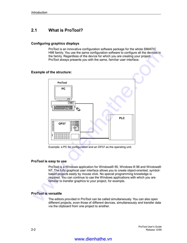 Siemens catalog hmi-protool configuring graphics displays manual | PDF