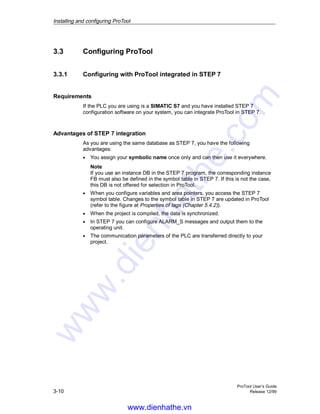 Siemens catalog hmi-protool configuring graphics displays manual | PDF
