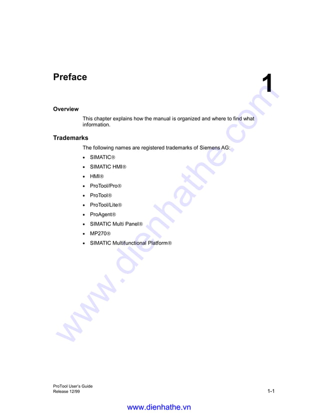 Siemens Catalog Hmi Protool Configuring Graphics Displays Manual Pdf