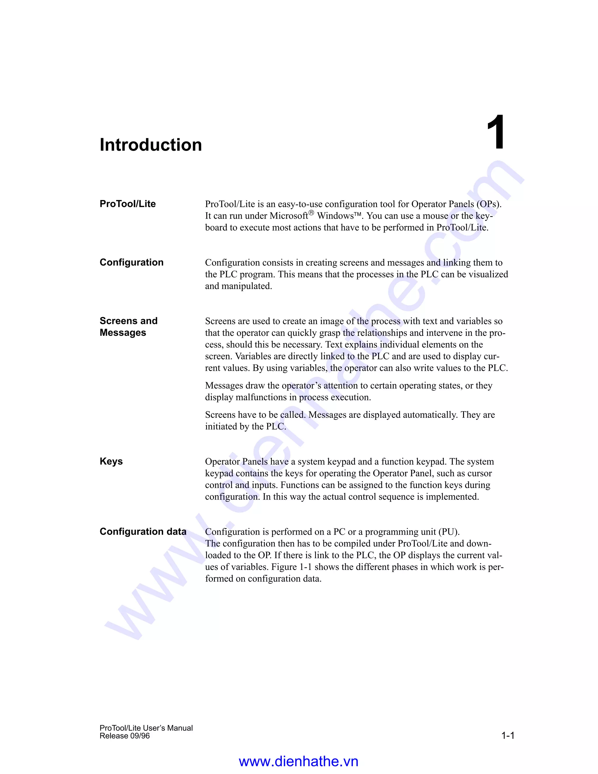 Siemens catalog hmi-protool lite manual | PDF