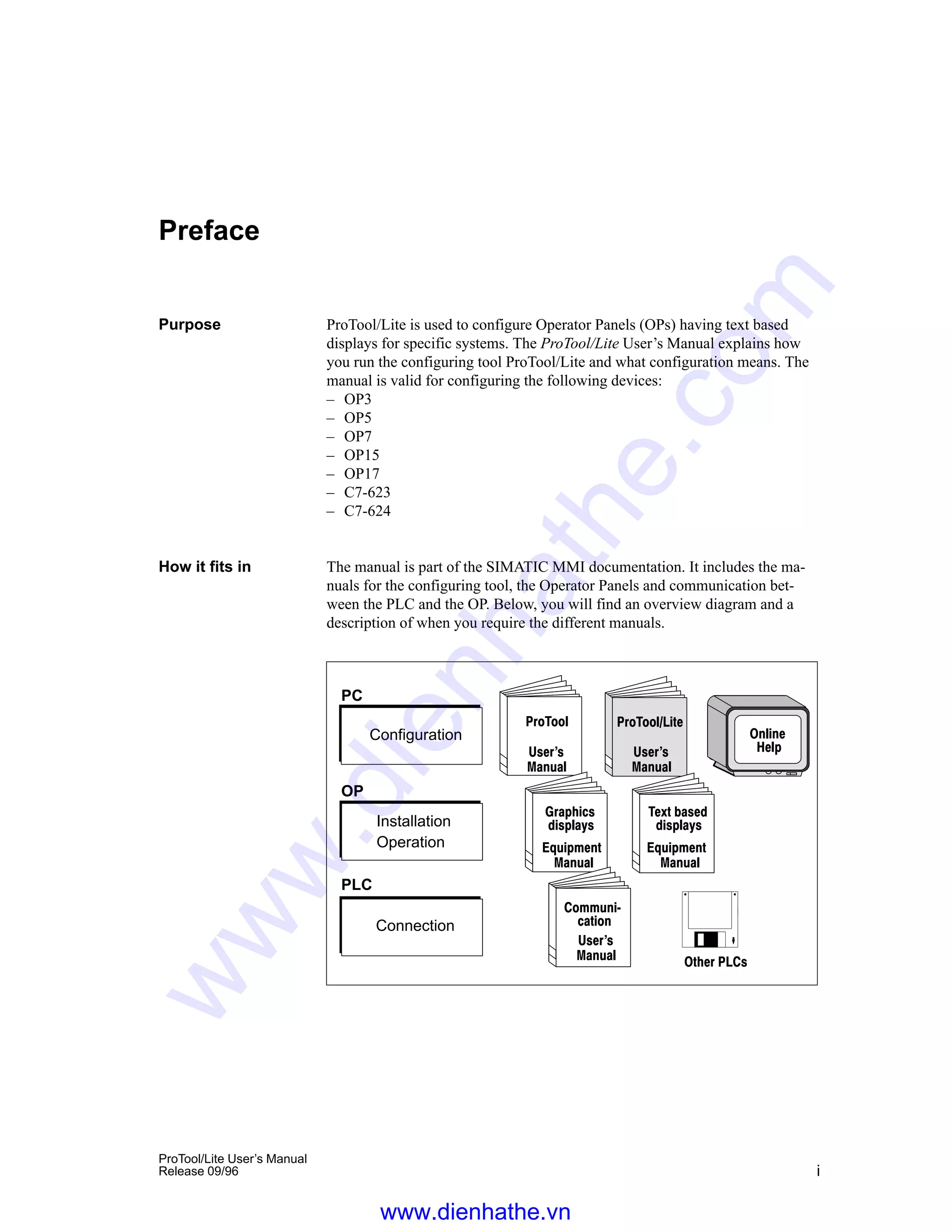 Siemens catalog hmi-protool lite manual | PDF