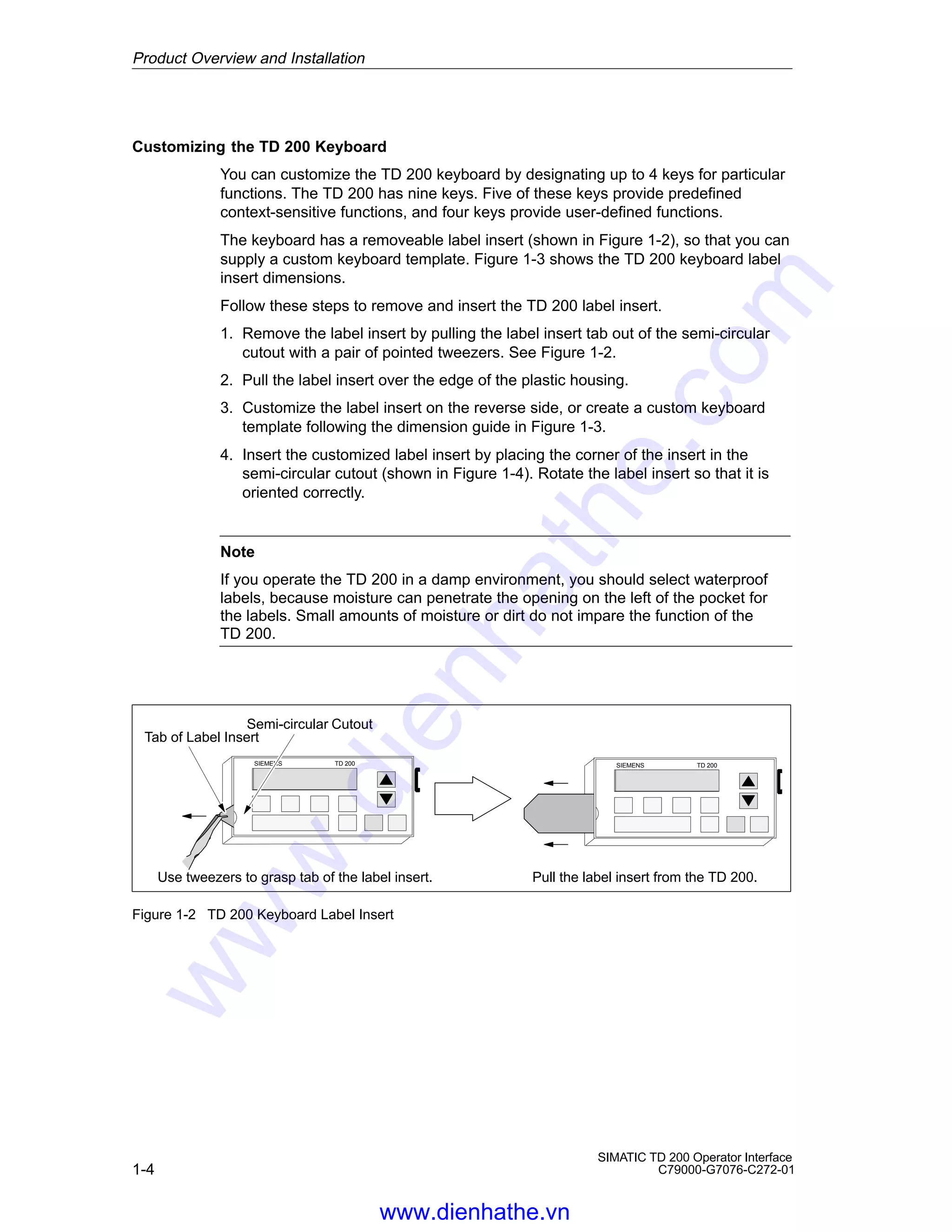 Siemens catalog hmi-td 200 operator interface | PDF