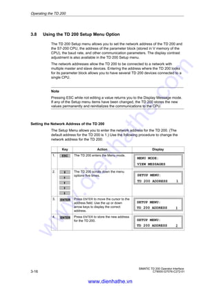 Siemens catalog hmi-td 200 operator interface | PDF