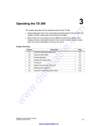 Siemens catalog hmi-td 200 operator interface 1 | PDF