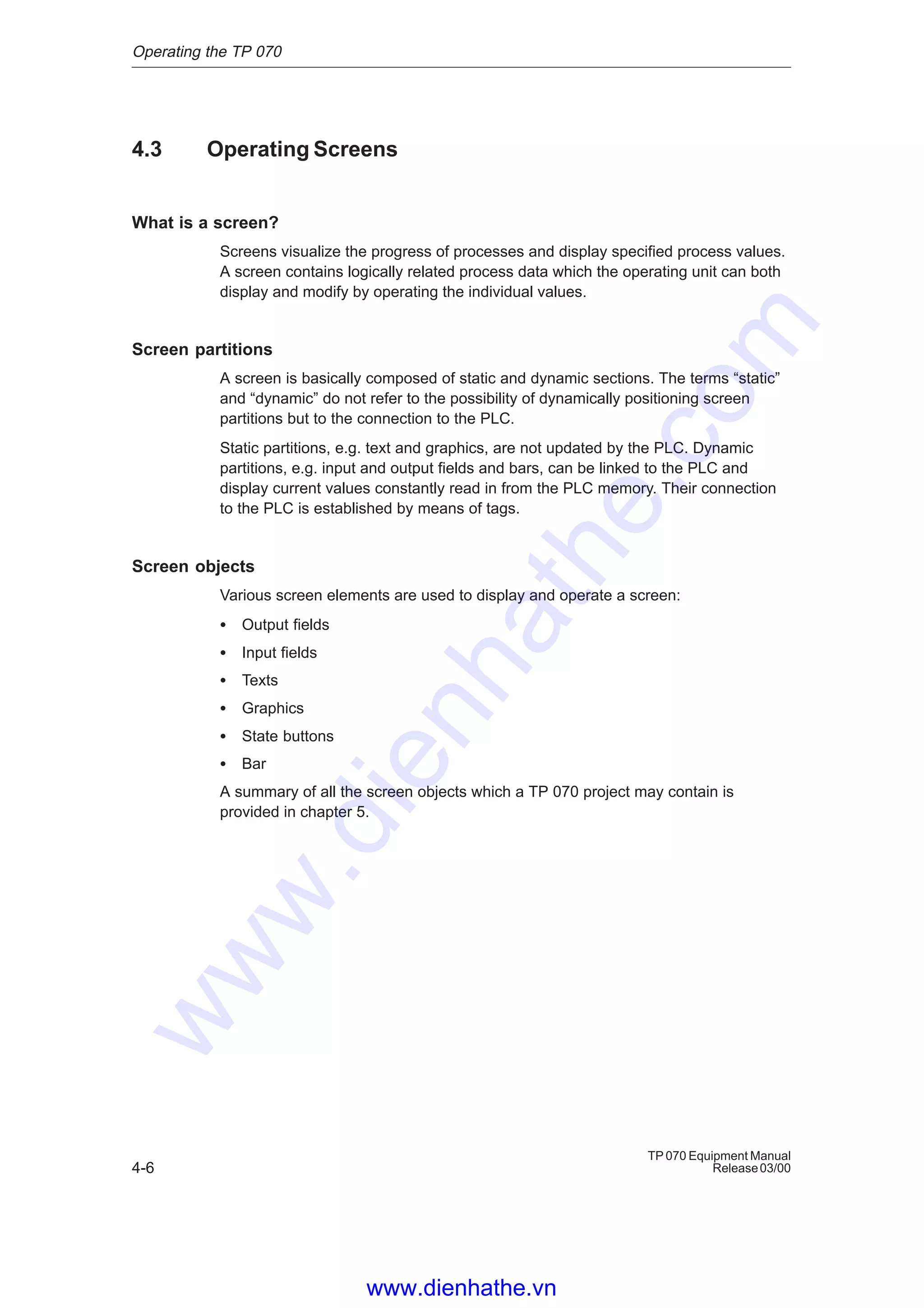 Siemens catalog hmi-tp070 touch panel | PDF