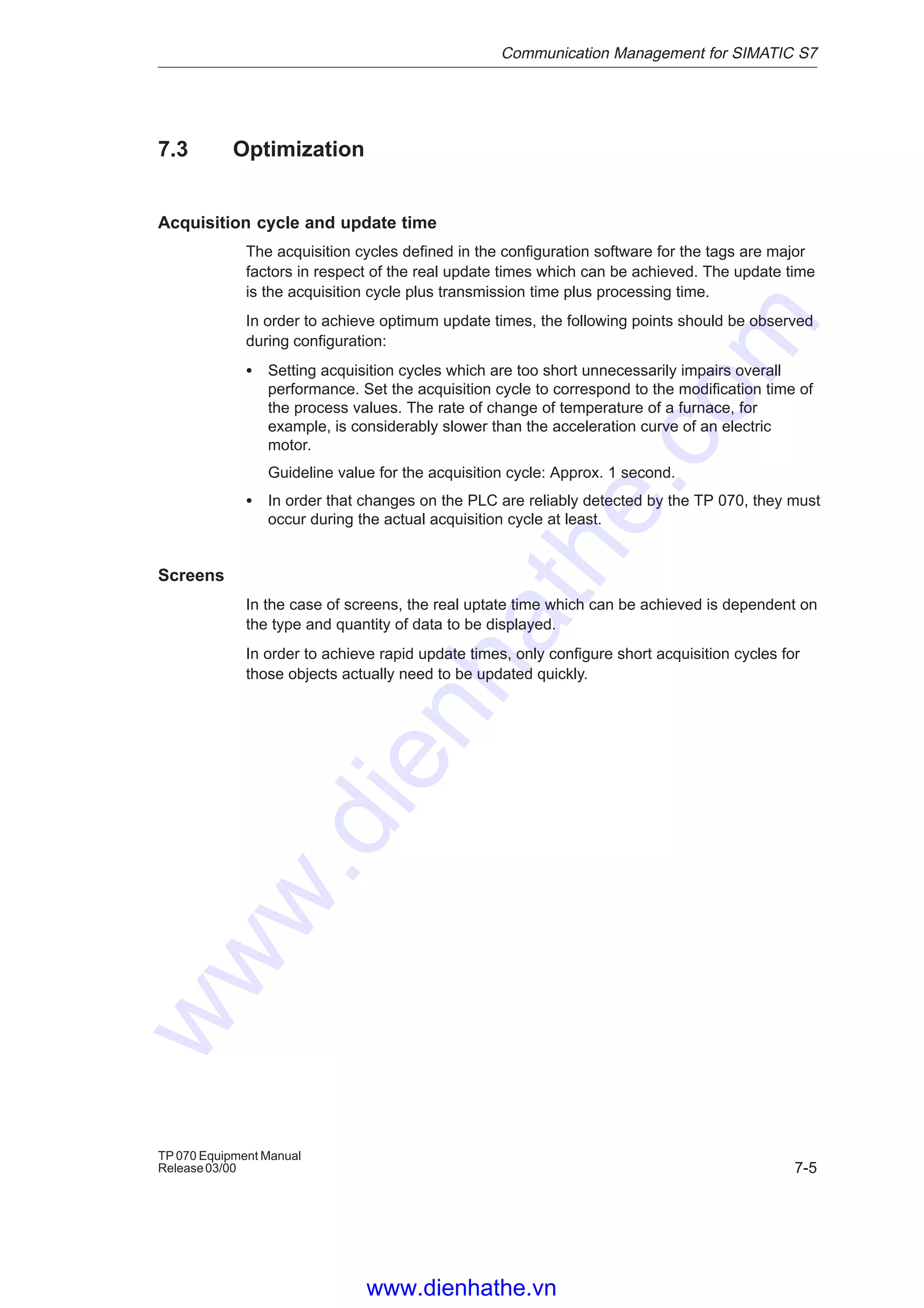 Siemens catalog hmi-tp070 touch panel | PDF