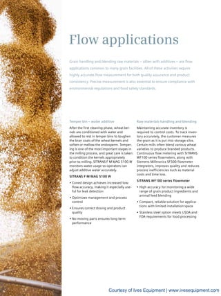 Instrumentation, Automation and Control Solutions for the Grain ...