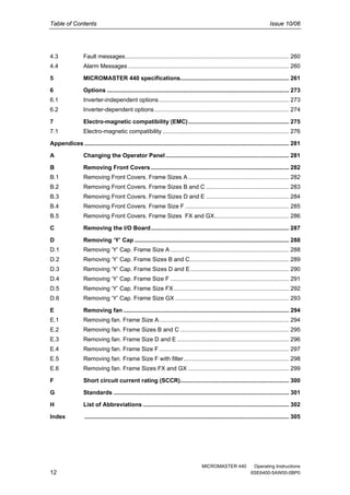 Siemens micromaster-440-manual | PDF