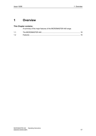 Siemens micromaster-440-manual | PDF