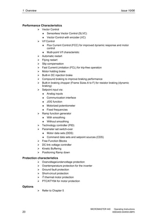 Siemens micromaster-440-manual | PDF