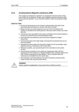 Siemens micromaster-440-manual | PDF